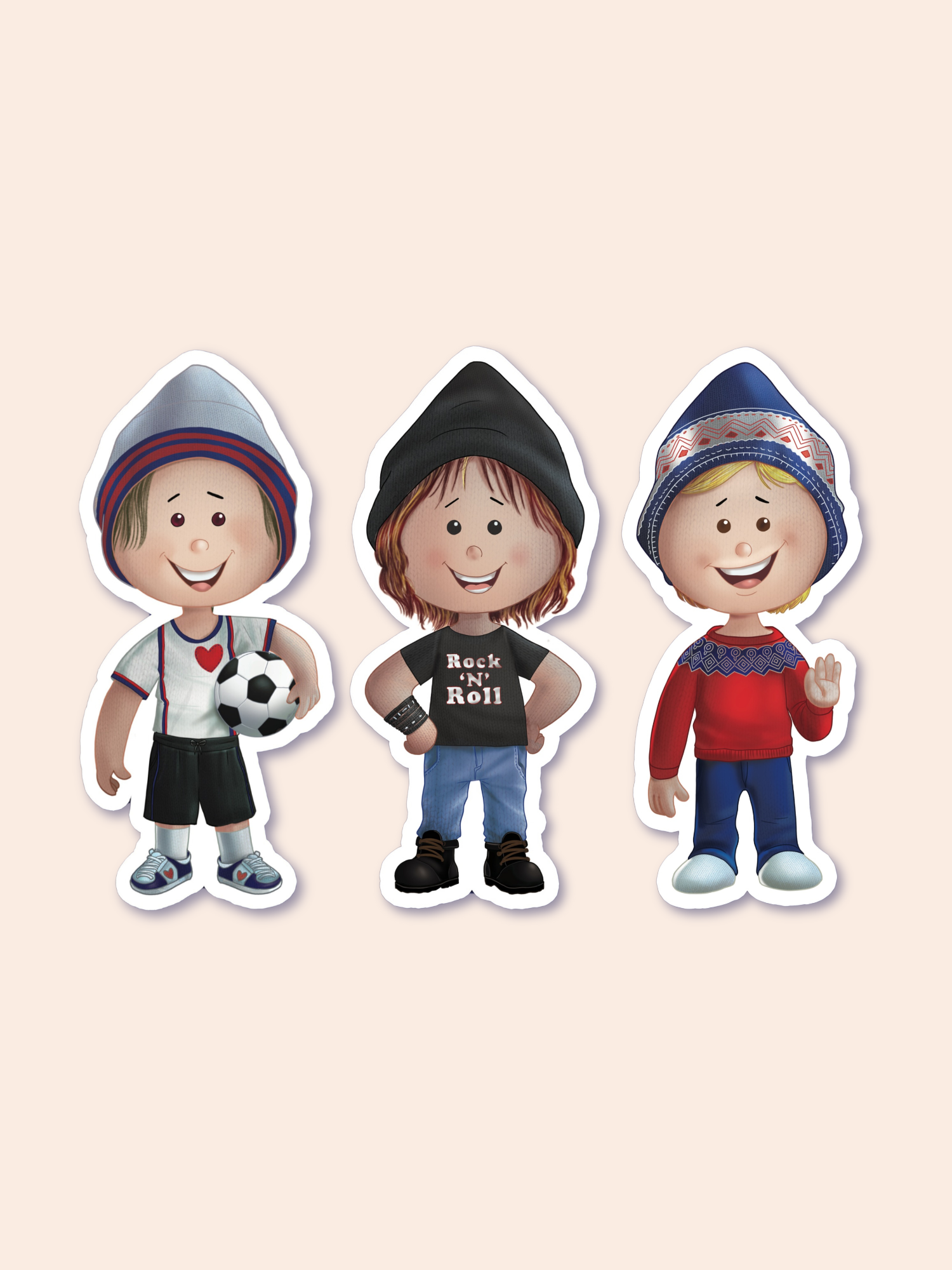 Gender Neutral Stickers - Set of 3 – The Uff Da Sisters
